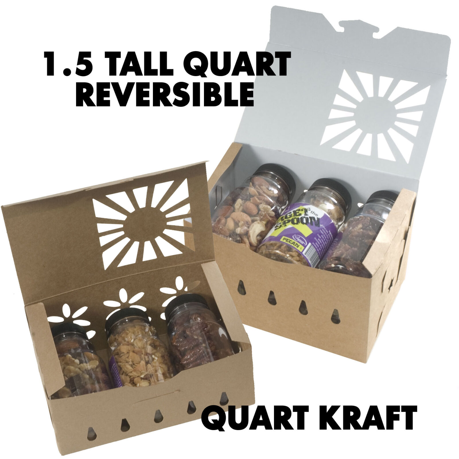 Quart sized container included in 80 piece Sample Pack